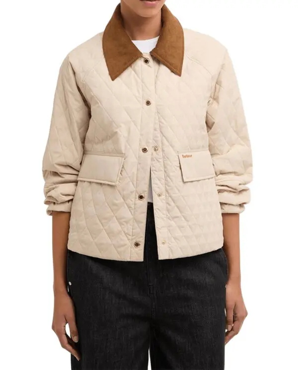 Barbour Quilted Corduroy Collar Jacket