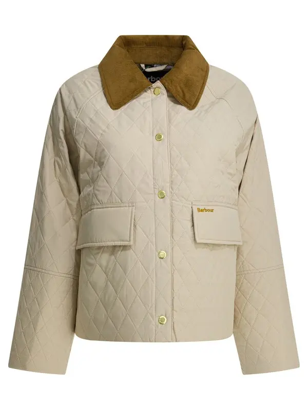 Barbour Quilted Corduroy Collar Jacket