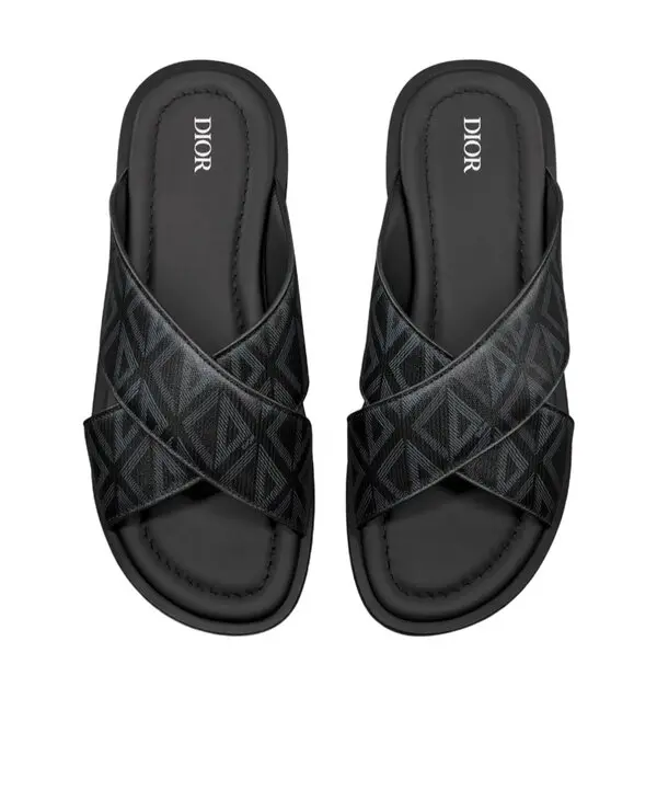 Dior Alias Slip-on Sandals - Black