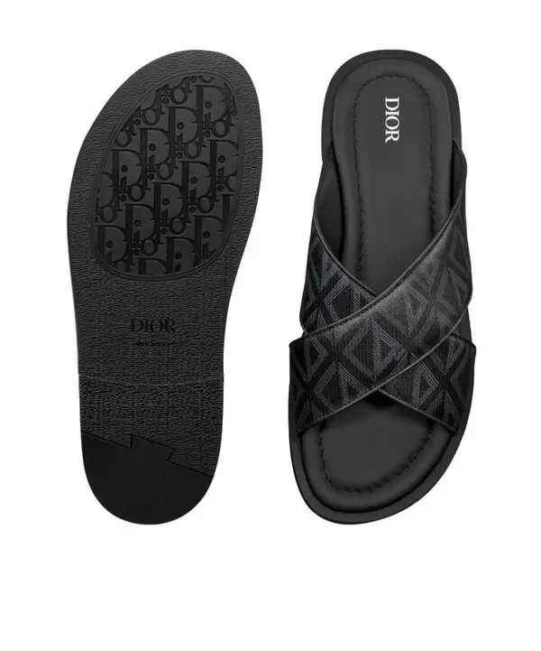 Dior Alias Slip-on Sandals - Black