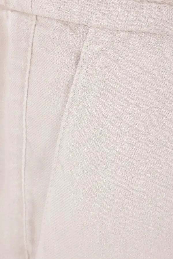 Brunello Cucinelli Elasticated Waistband Drawstring Pants - Beige