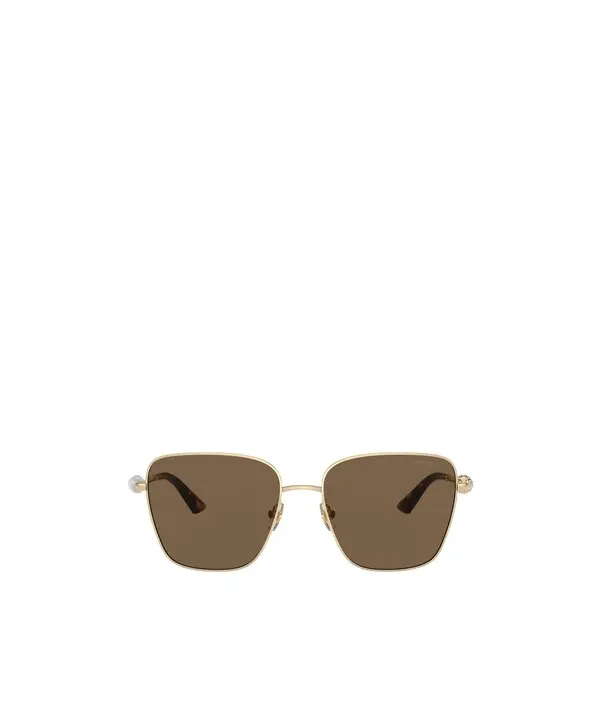 JIMMY CHOO Square Frame Sunglasses - Brown