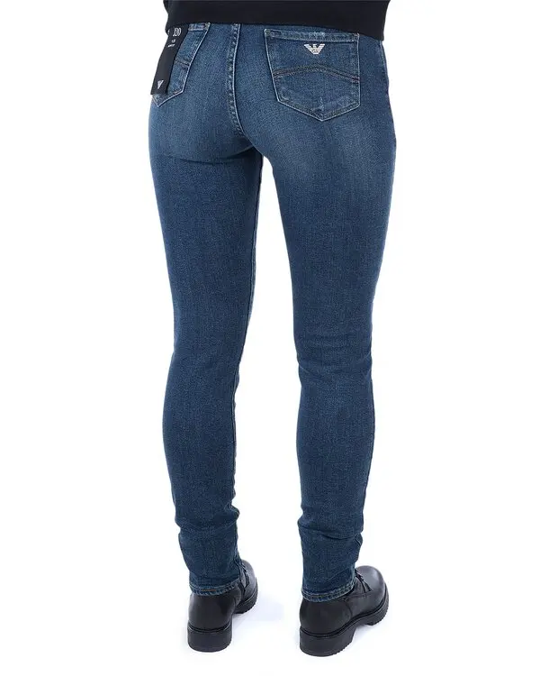 Emporio Armani Logo Jeans - Blue