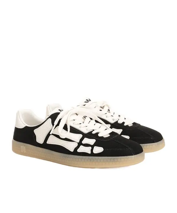 Amiri Pacific Bones Lace-up Sneakers - Black
