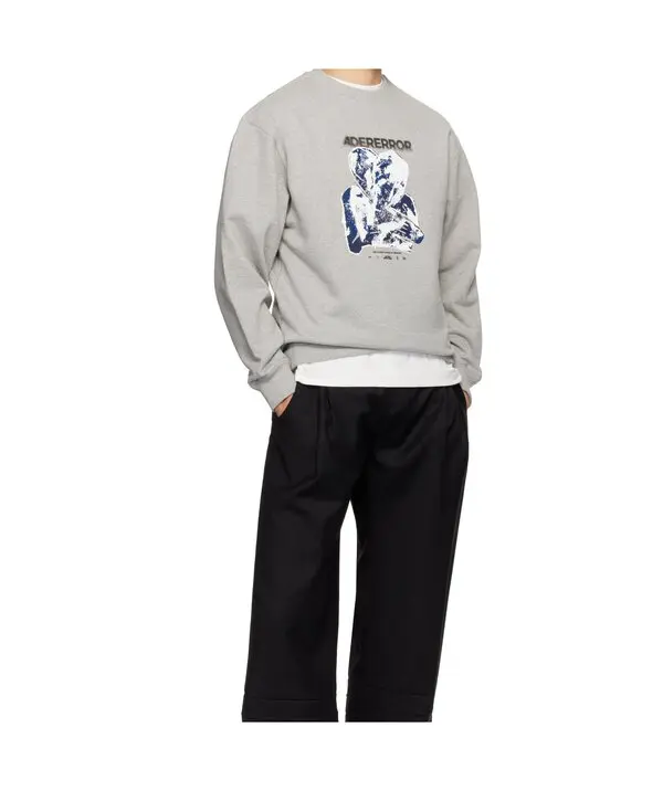 ADER ERROR Long Sleeve Sweatshirt - White