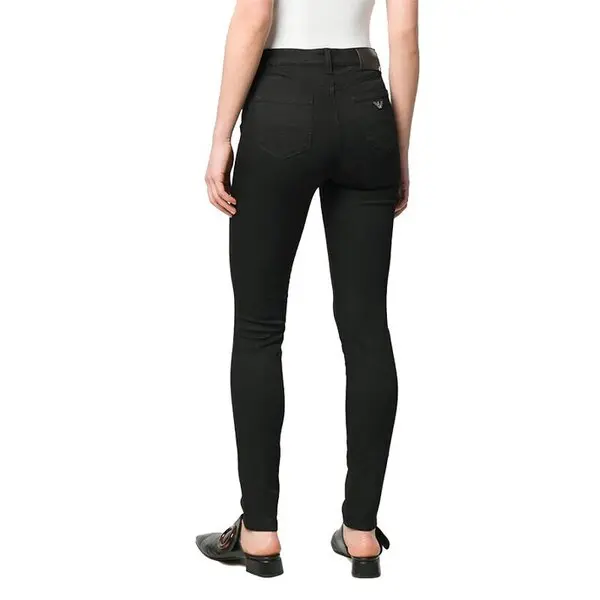 Emporio Armani Logo Detail Denim Pants