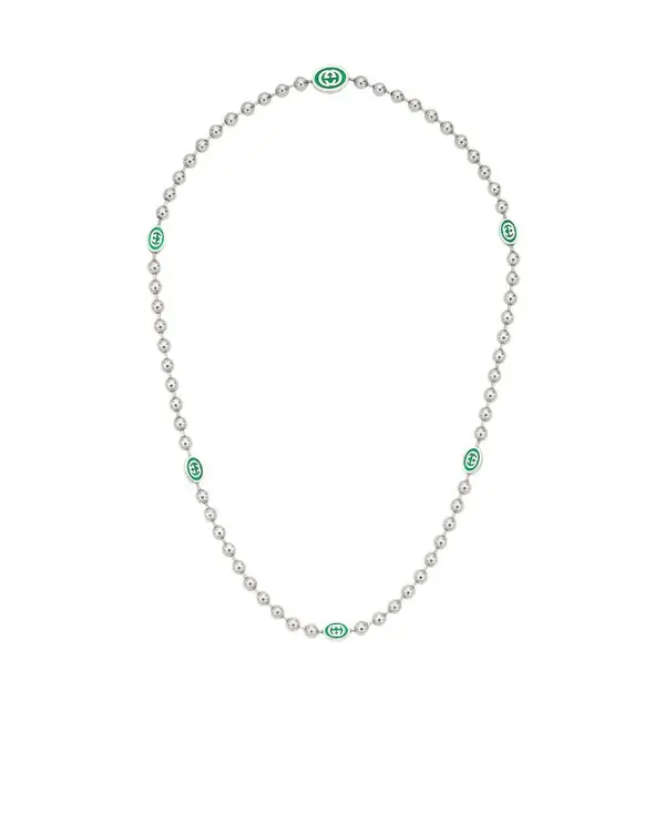 Gucci Interlocking Necklace - Gray