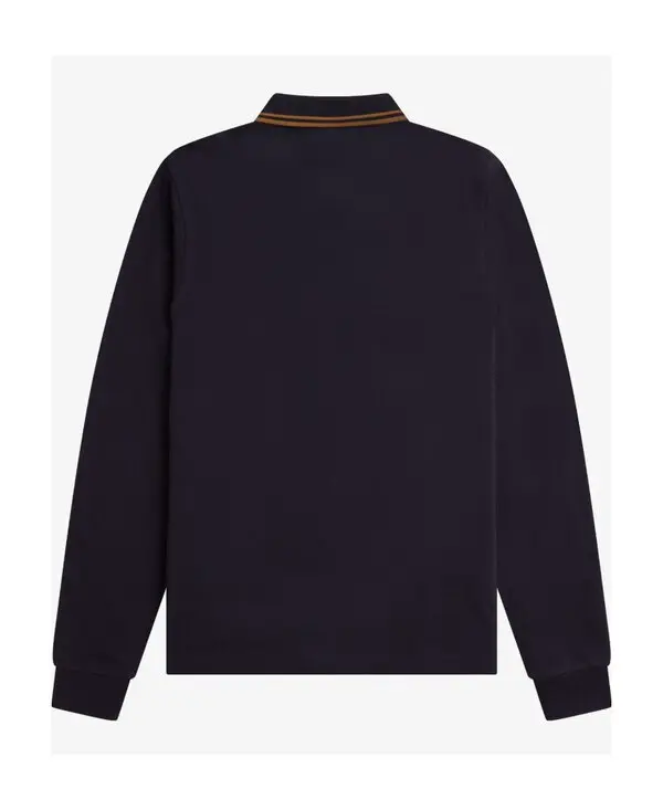 Fred Perry Logo-embroidered Cotton Polo Shirt - Black