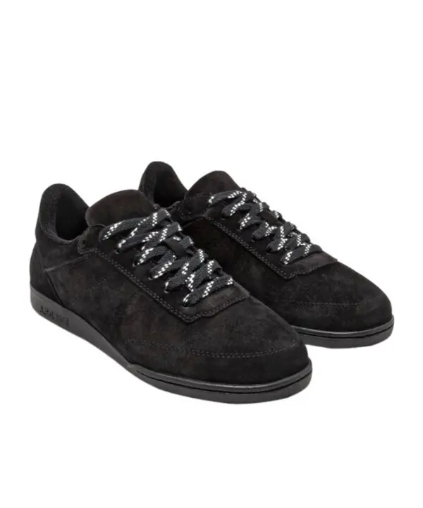 A.p.c. Round-toe Lace-up Sneakers - Black