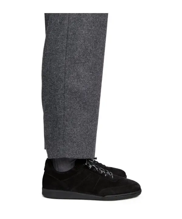 A.p.c. Round-toe Lace-up Sneakers - Black