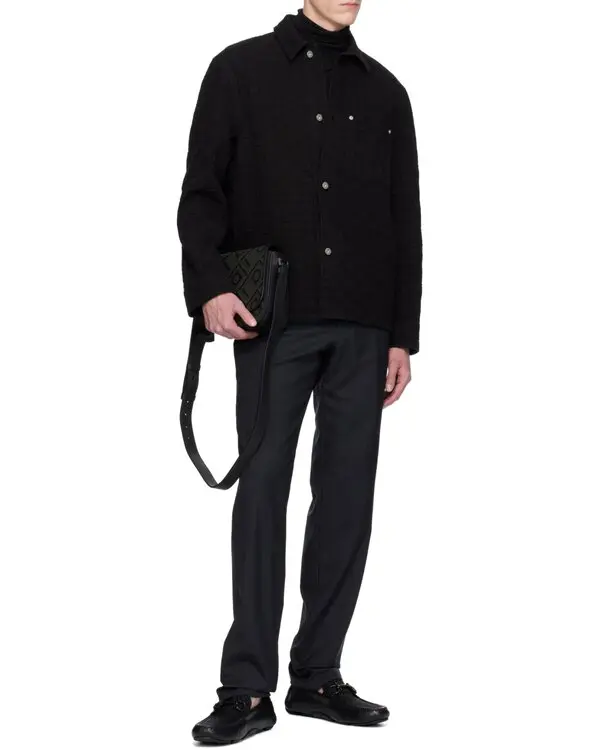 FERRAGAMO Loafers With Logo Detail - Black