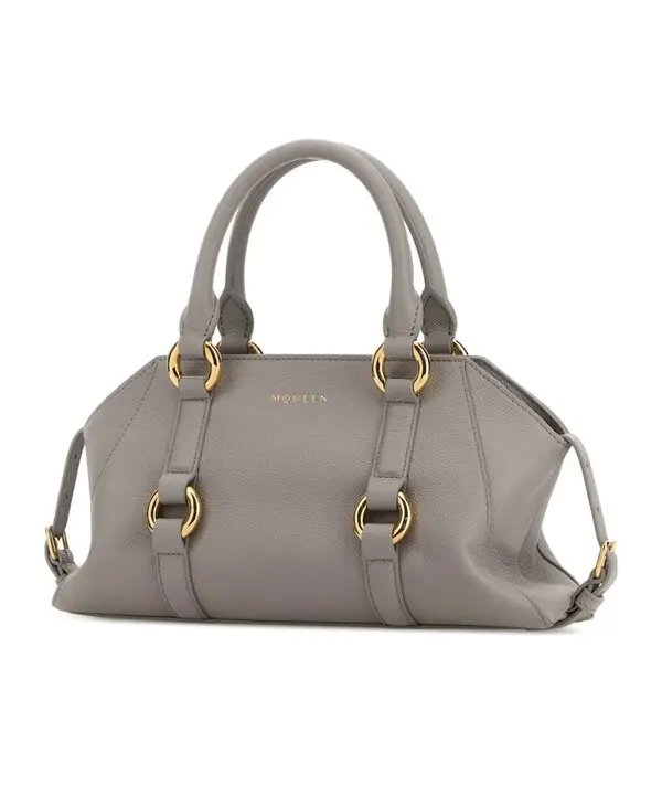 Alexander McQueen Farringdon Small Tote Bag - Gray