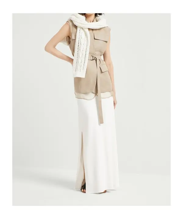 Brunello Cucinelli Monili Belted Waistcoat