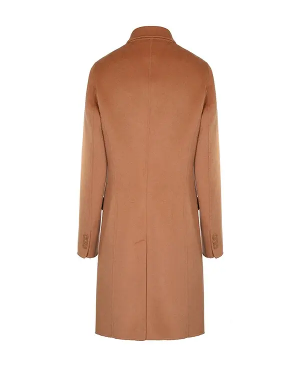 Emporio Armani Long-sleeved Tailored Coat - Brown