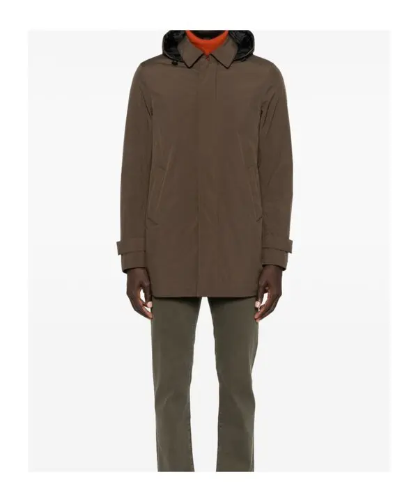 Herno Hooded Down Jacket - Brown