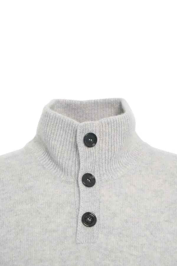DONDUP High Collar Button Fastening Sweater