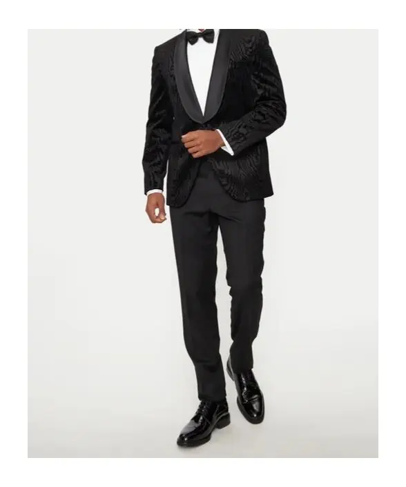 Hugo Boss Textured Shawl Lapel Blazer