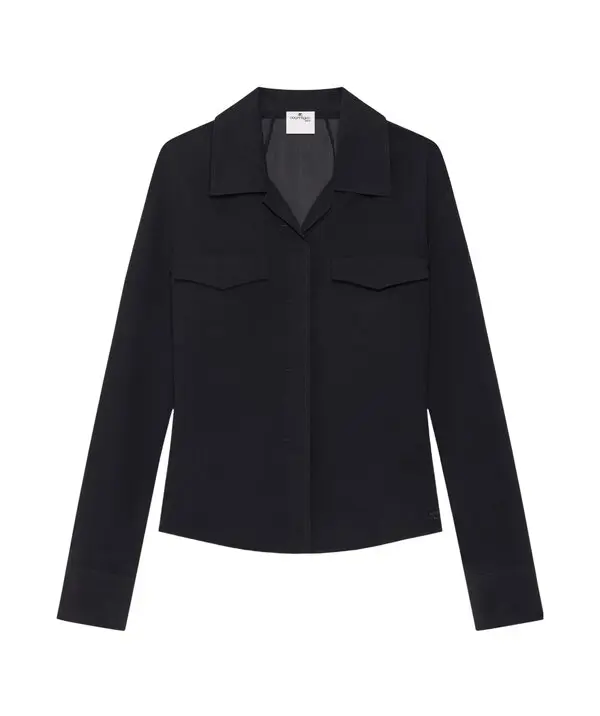 COURREGES Two-pocket Shirt - Black