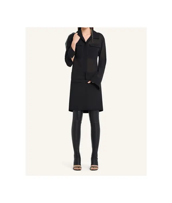 COURREGES Two-pocket Shirt - Black