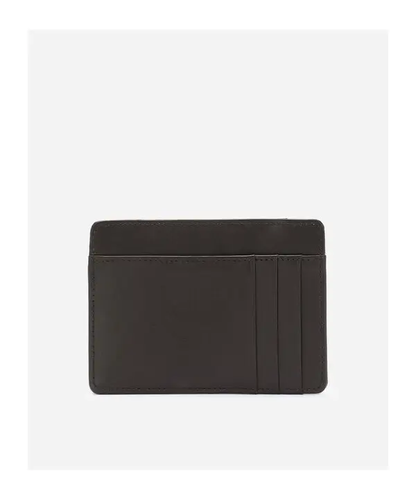 Dolce & Gabbana Dolce Gabbana Coated Jacquard Card Holder - Black