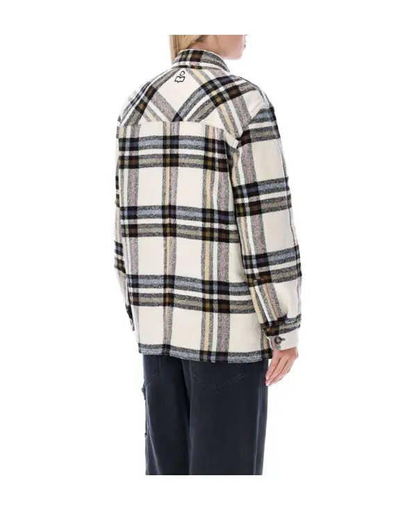 Isabel Marant Étoile Checked Padded Shirt Jacket