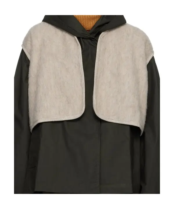 BASERANGE Sleeveless Vest With Knit Edges