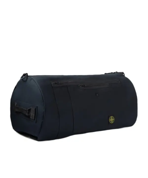 Stone Island Duffel Bag With Zippered Compartment - Black