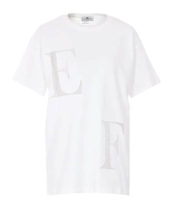 Elisabetta Franchi Logo Embroidered T-shirt