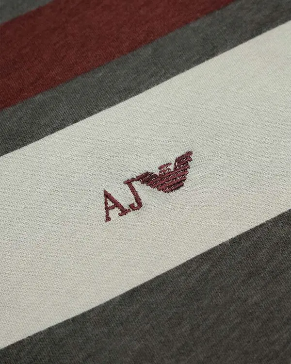 Emporio Armani Round Collar Logo T-shirt