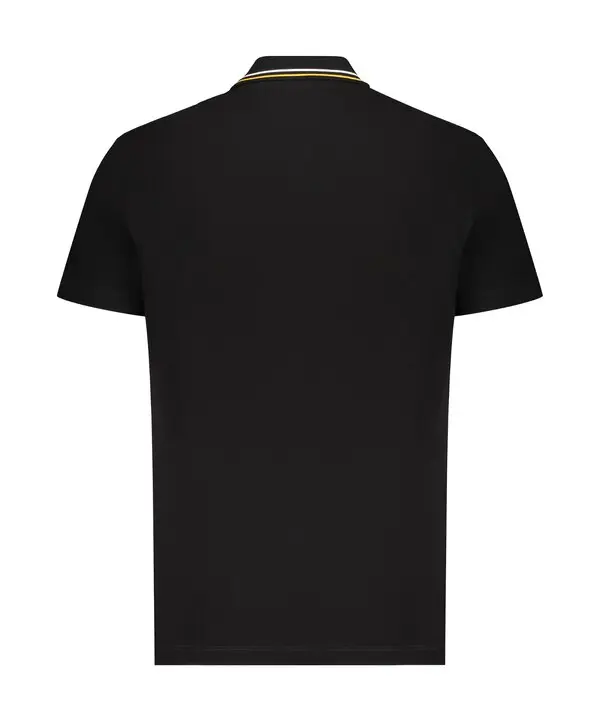 Versace Logo Trim Polo Shirt