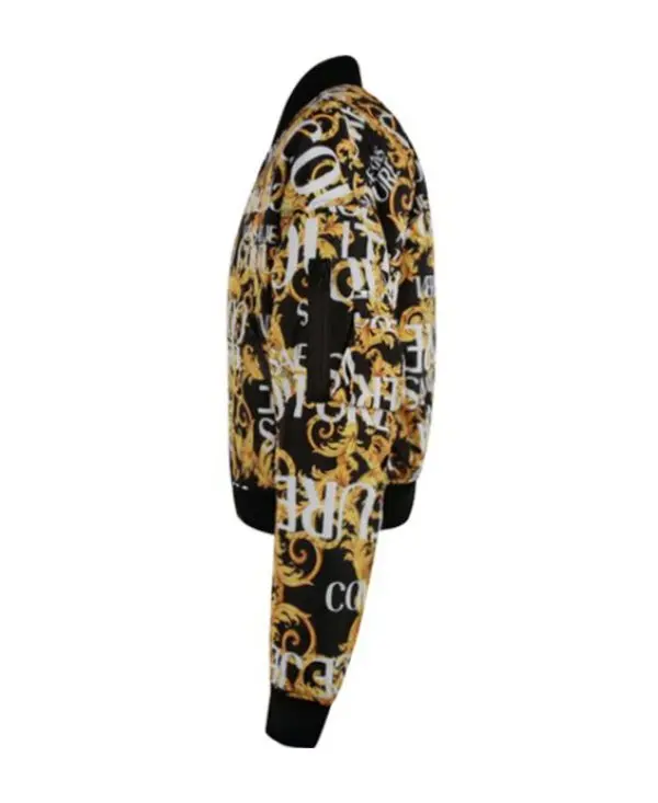 Versace Baroque Printed Zip-up Jacket