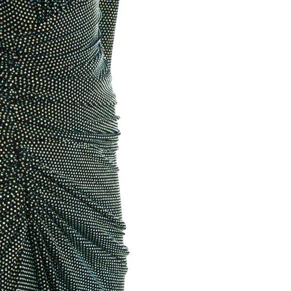 Alexandre Vauthier Asymmetrical Dress With V-neckline And Slit - Black