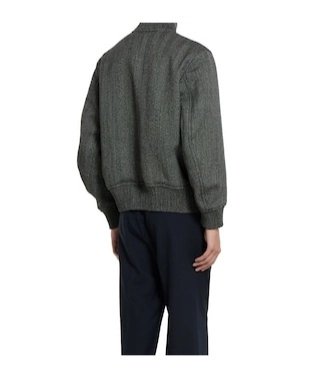 Gucci Herringbone Mouliné Bomber Jacket