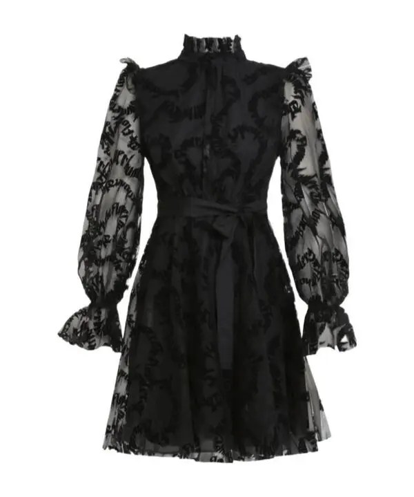 Zimmermann Motif-print Tulle Short Dress