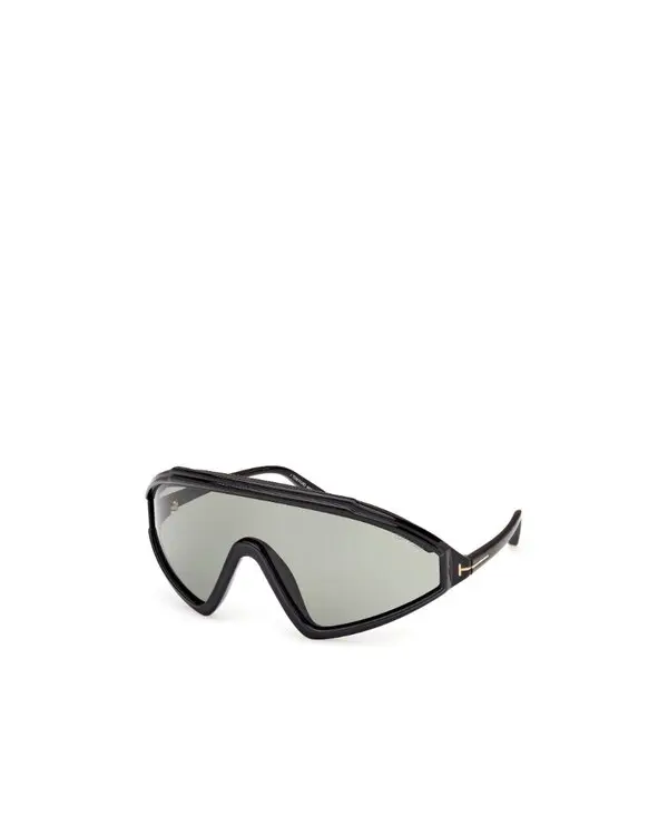 TOM FORD Lorna Shield Frame Sunglasses - Gray
