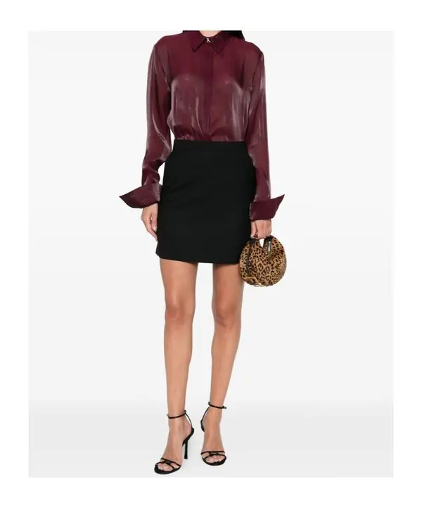 Antonelli Firenze Side Pocket Mini Skirt - Black
