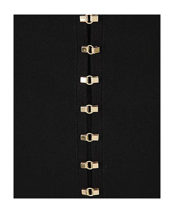 Blumarine Hook Detail Midi Skirt