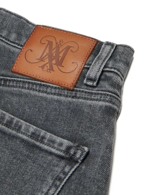 MAXCO. Max&co. Logo Patch Jeans
