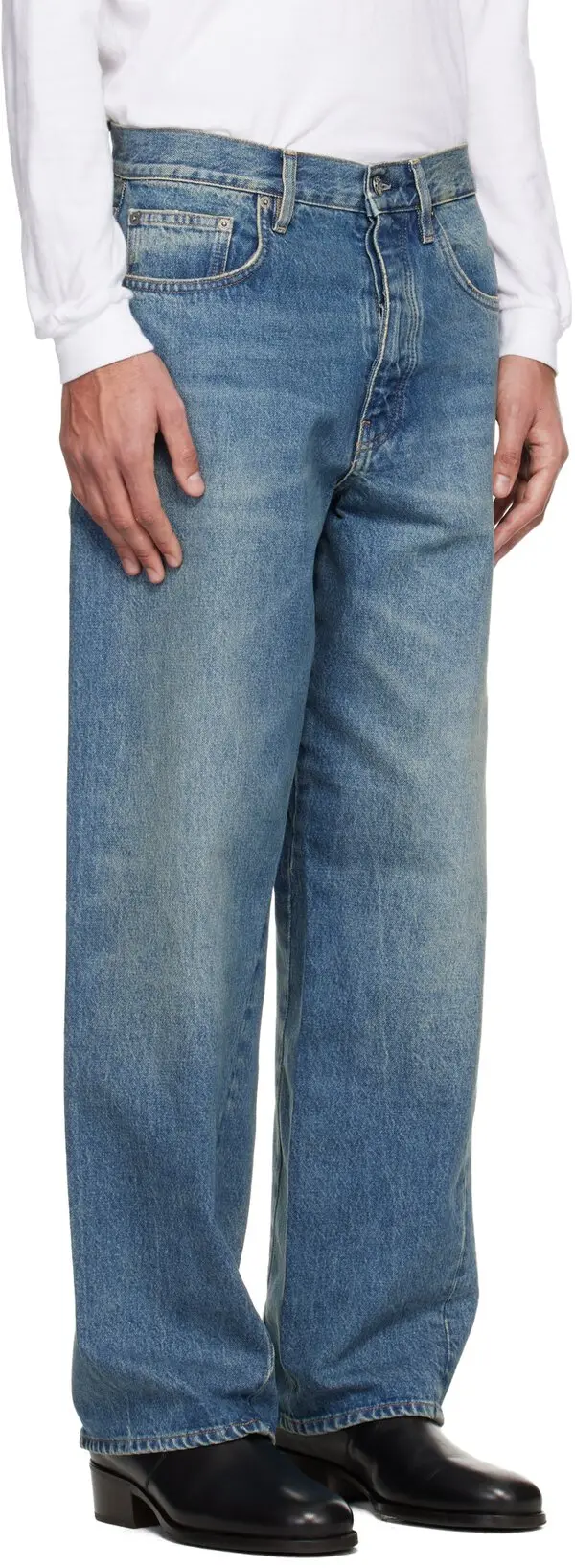 SUNFLOWER Wide Leg Jeans - Blue