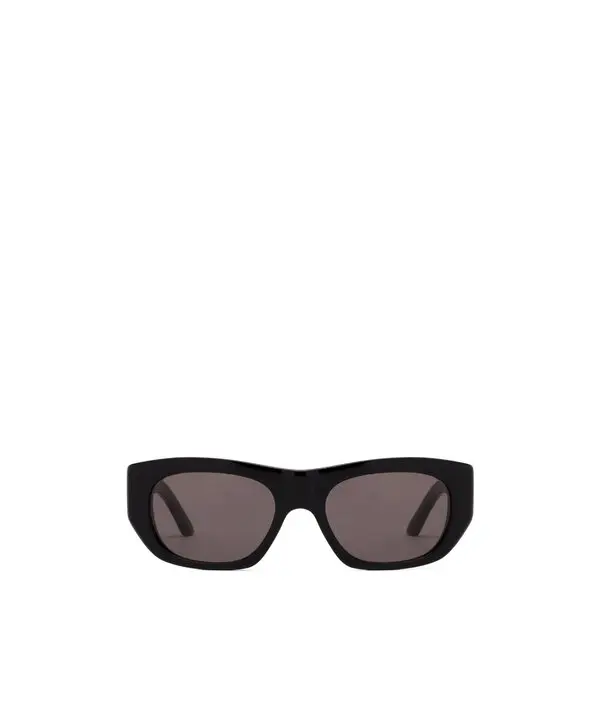 Alexander McQueen Rectangle Frame Sunglasses - Black