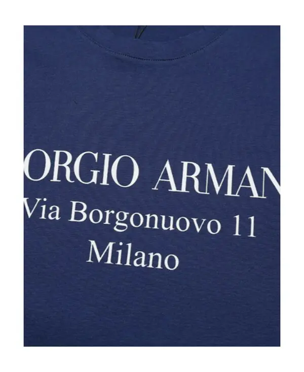 Giorgio Armani T-shirt With Round Neck And Short Sleeves