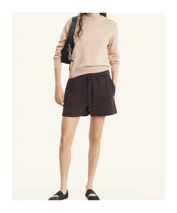 Maison Kitsuné Fox Patch Crew Neck Sweater - Roast