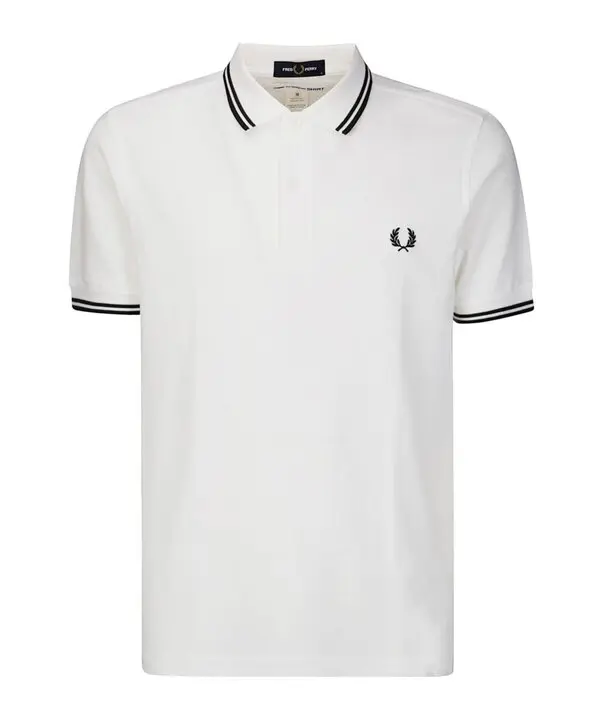 Comme Des Garçons Short-sleeved Polo Shirt - White