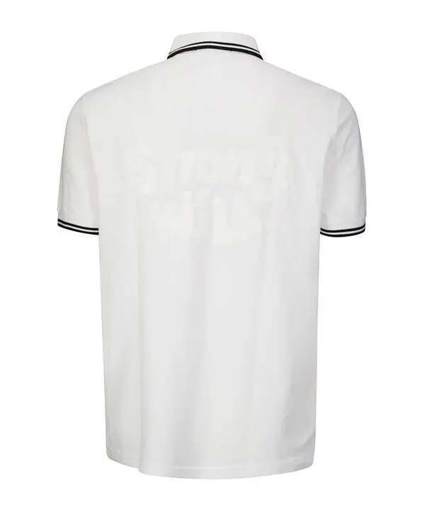 Comme Des Garçons Short-sleeved Polo Shirt - White