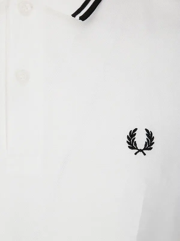 Comme Des Garçons Short-sleeved Polo Shirt - White