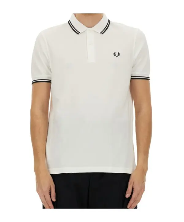 Comme Des Garçons Short-sleeved Polo Shirt - White