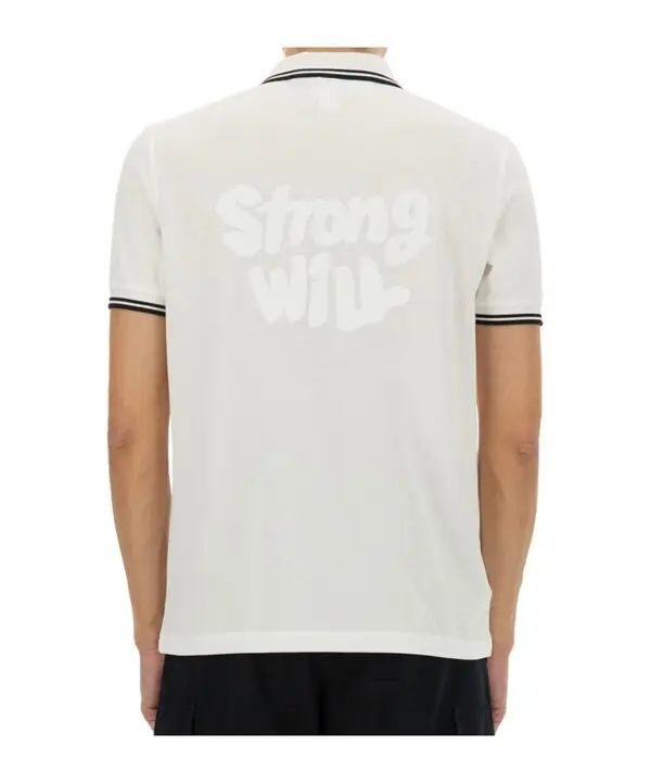 Comme Des Garçons Short-sleeved Polo Shirt - White