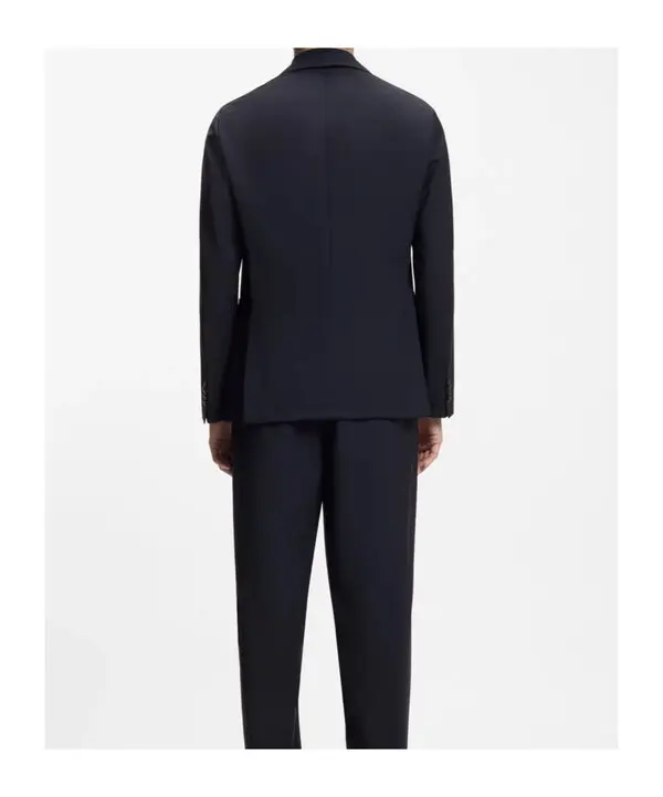 Hugo Boss Single-breasted Slim Fit Blazer - Dark Blue