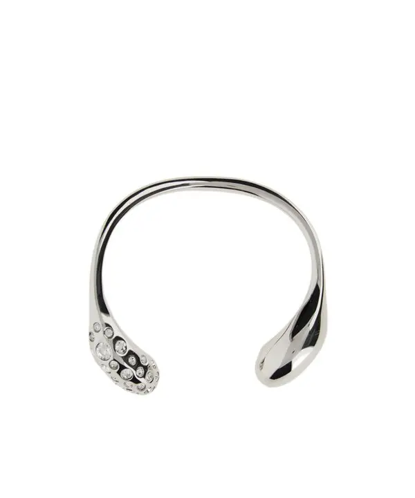 Marni Open Bracelet With Embellished Ends - Sliver