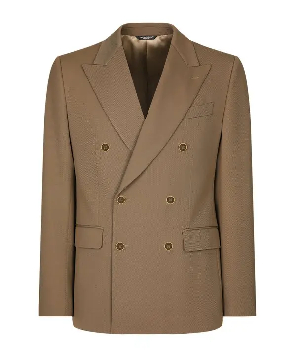 Dolce & Gabbana Double-breasted Gabardine Jacket